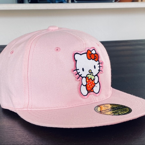 Hello Kitty | Accessories | Hello Kitty Pink Snapback Hat | Poshmark